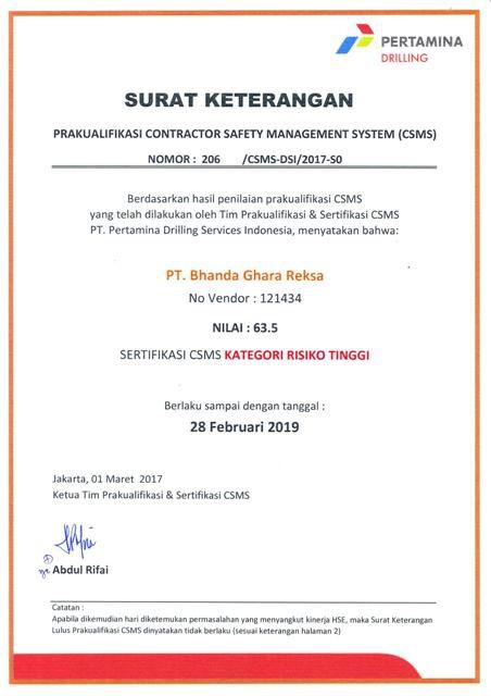 PT BGR Logistik Indonesia